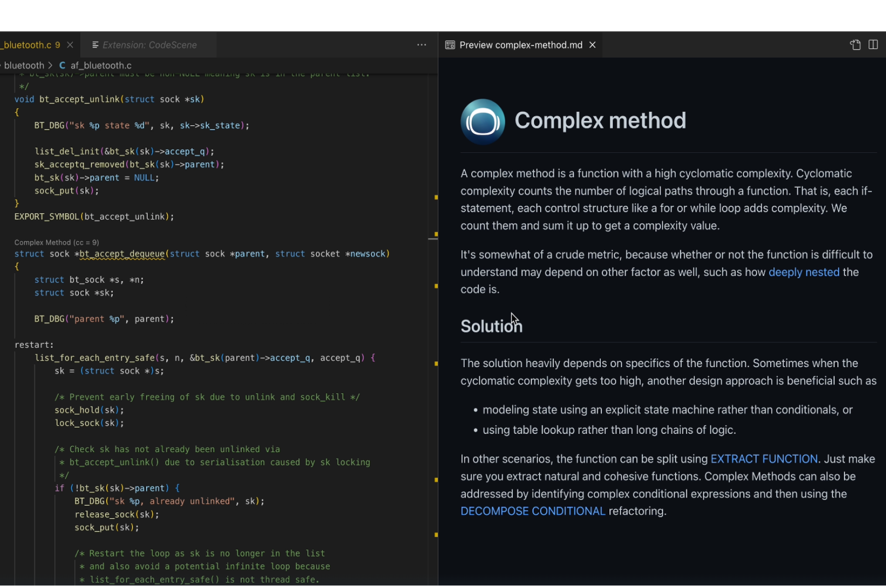 IDE Integration for CodeScene has just been released! IDE Integration for CodeScene has just been released!